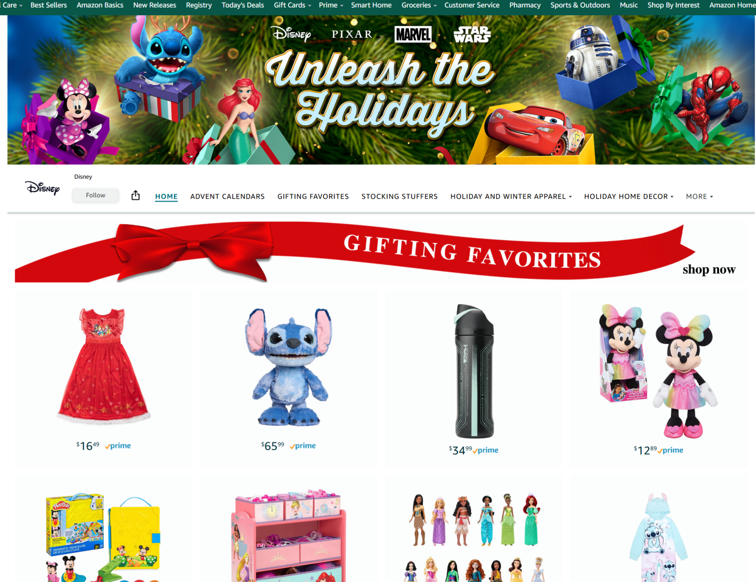 A SECRET Disney Christmas Store Quietly Opened on Amazon | the disney ...
