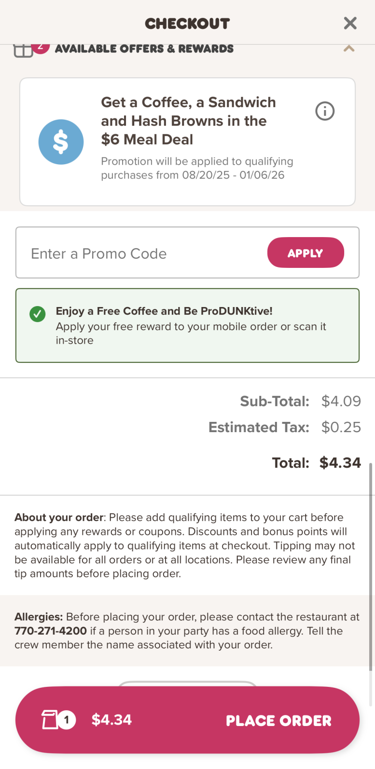 The SECRET Code to Getting FREE Coffee at Dunkin Today | the disney ...