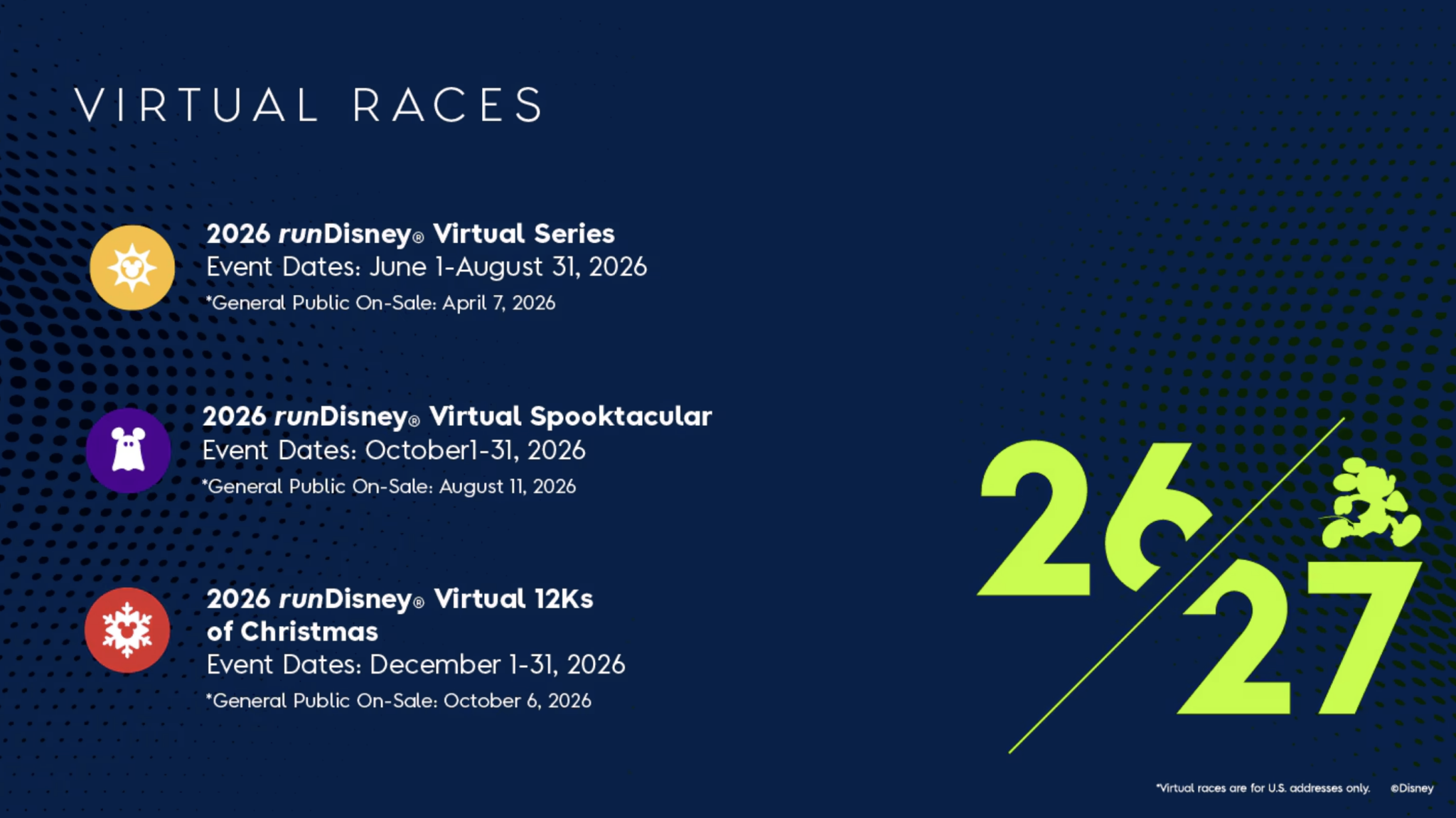 NEW runDisney 2026 and 2027 Races Announced! | the disney food blog