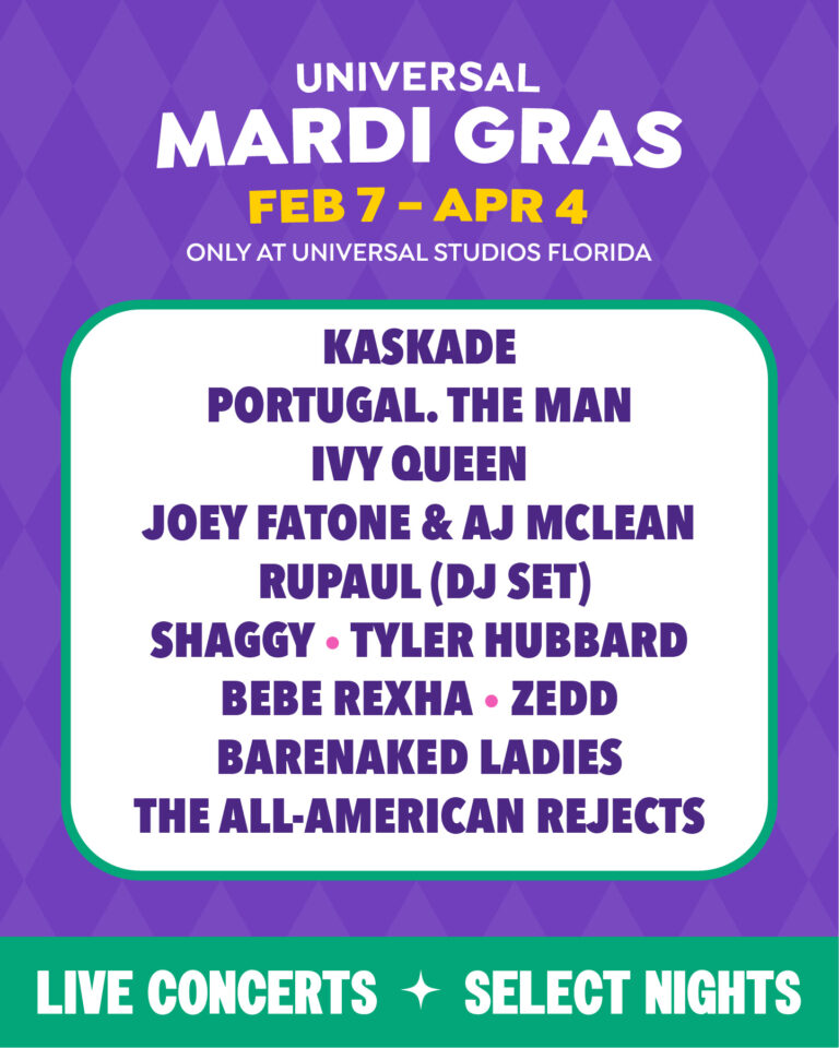 NEWS: A Star-Studded Lineup is Coming to Universal Orlando Mardi Gras ...