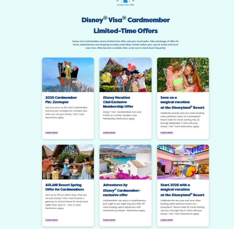 An EXCLUSIVE Perk Just Dropped for Disney Visa Cardmembers | the disney ...