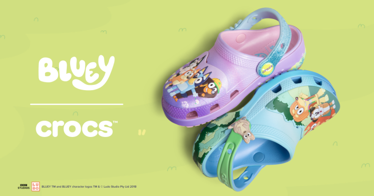 bluey crocs for kids | the disney food blog