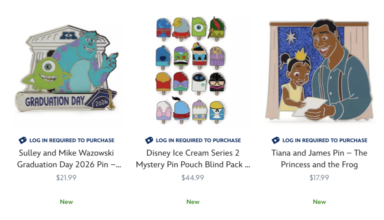 7 New and Exclusive Disney Pins Released Online | the disney food blog