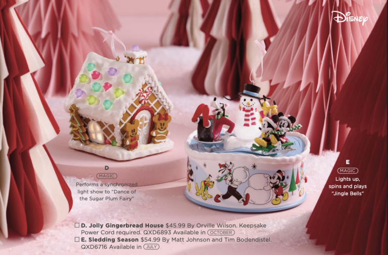 FIRST LOOK at New 2026 Disney Hallmark Keepsake Ornaments - Disney by Mark